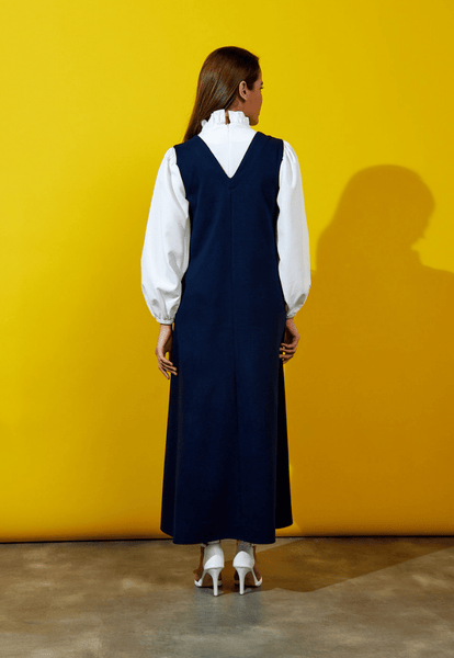 Bia Navy Blue Cotton Vest & Vest Prices - Al Tatari